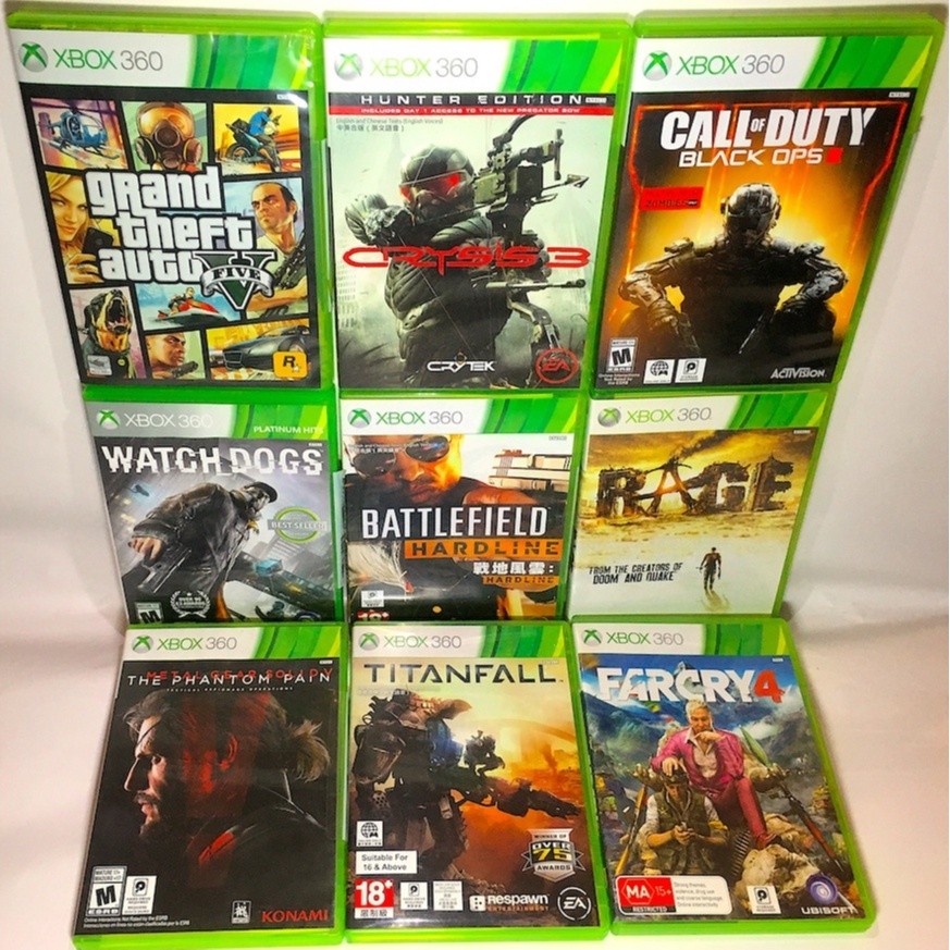 Xbox 360 Games Asia Console (NTSC, NTSC-J, PAL) | Shopee Philippines