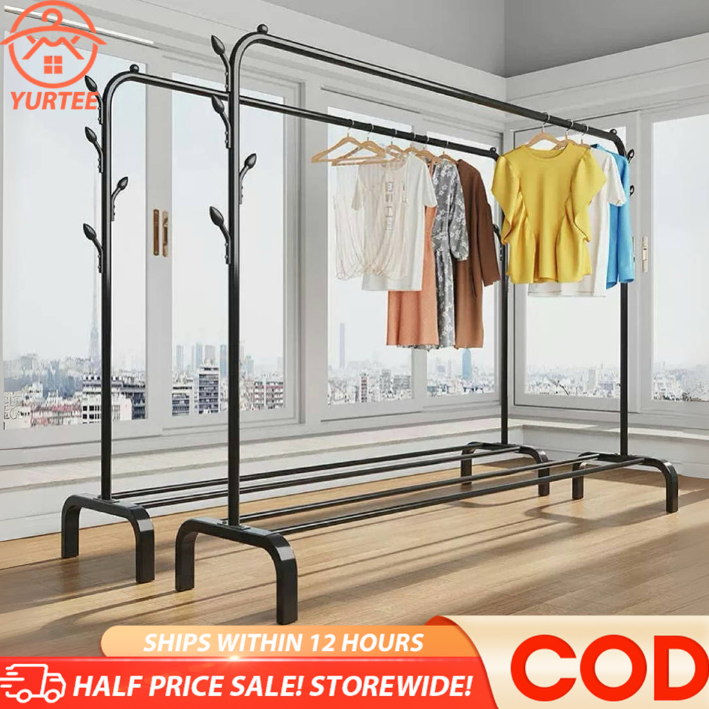 CODBedroom Clothes Rack Drying Rack Sampayan Hanger Rack For Clothes ...