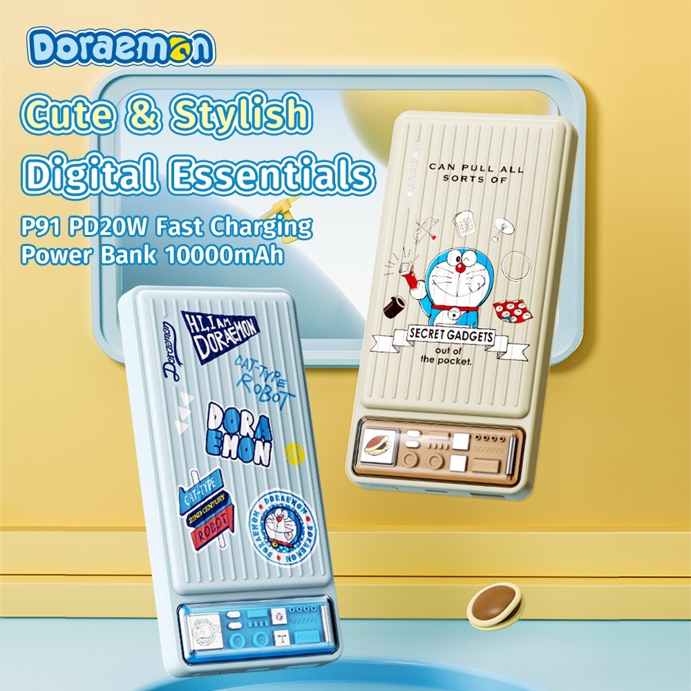 Rock Space Doraemon P91 PD20W Travel Series Fast Charging Power Bank ...