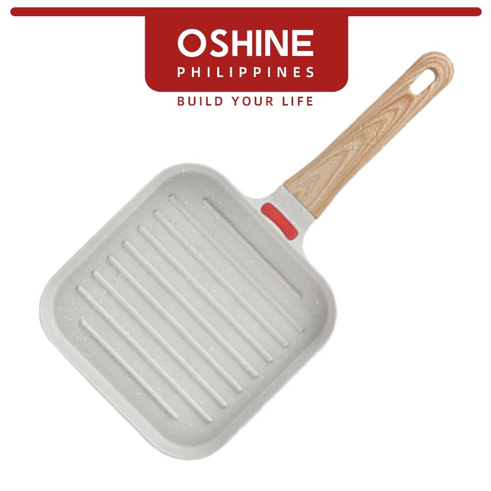 OShine Non Stick Frying Pan Grill Steak Flat Pan For Induction Cooker ...