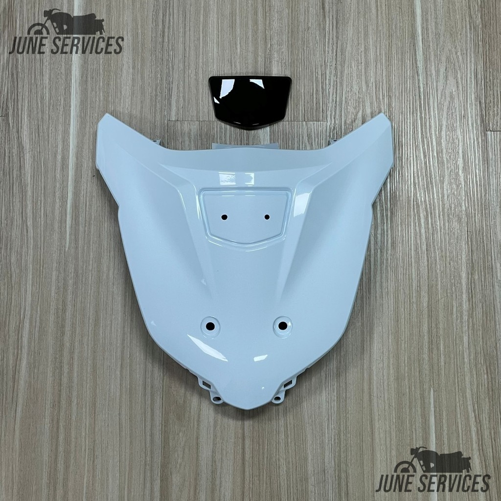 Wave 125i Year 2023-2025 Horn Cover White (B61) + Logo Glossy Black ...