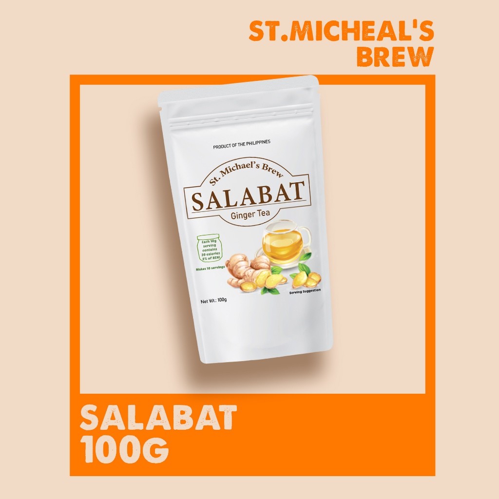 BSA St. Michael's Salabat Ginger Tea Pouch 100G Premium Quality ...