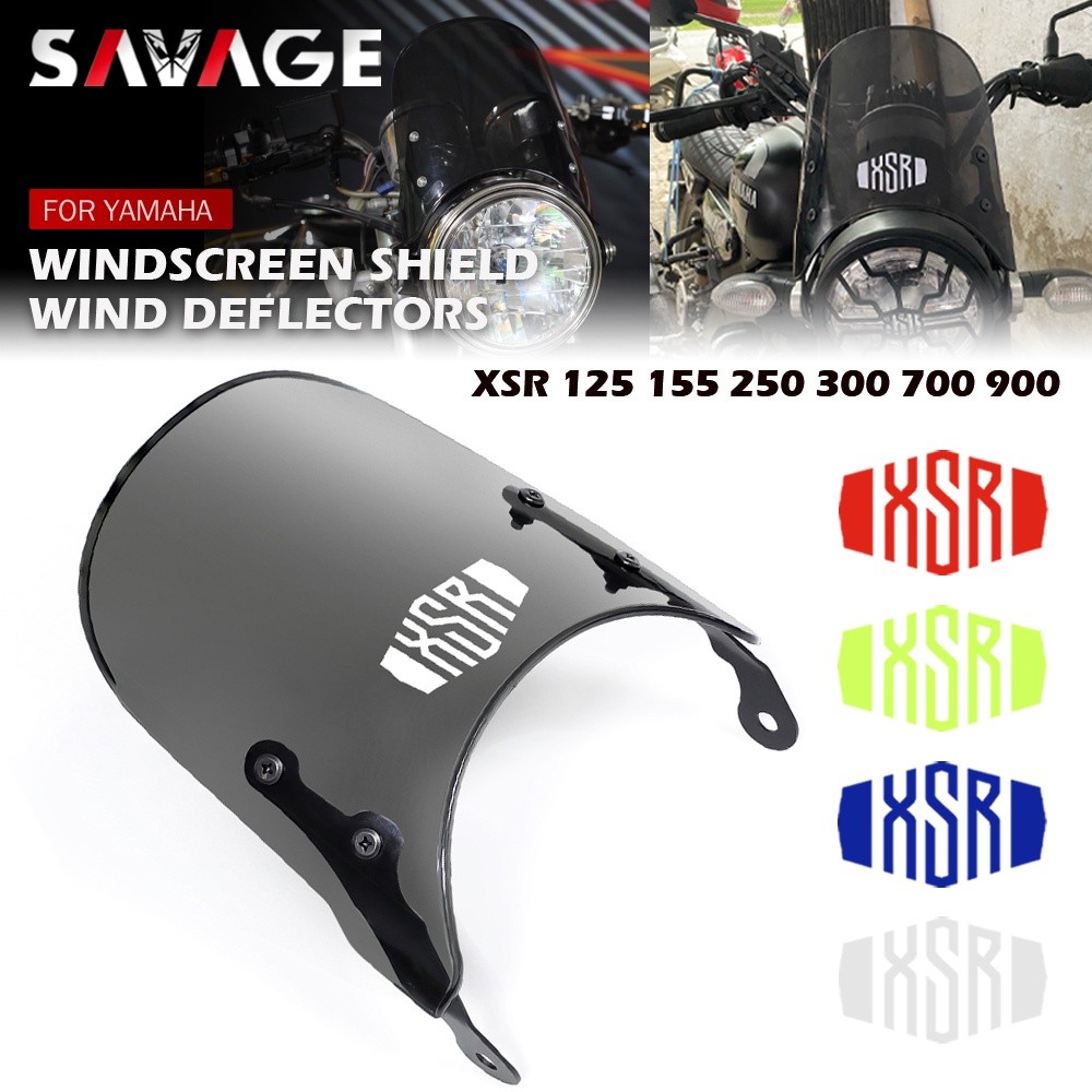 Windshield Windscreen For YAMAHA XSR 900 700 300 250 155 125 Motorcycle ...