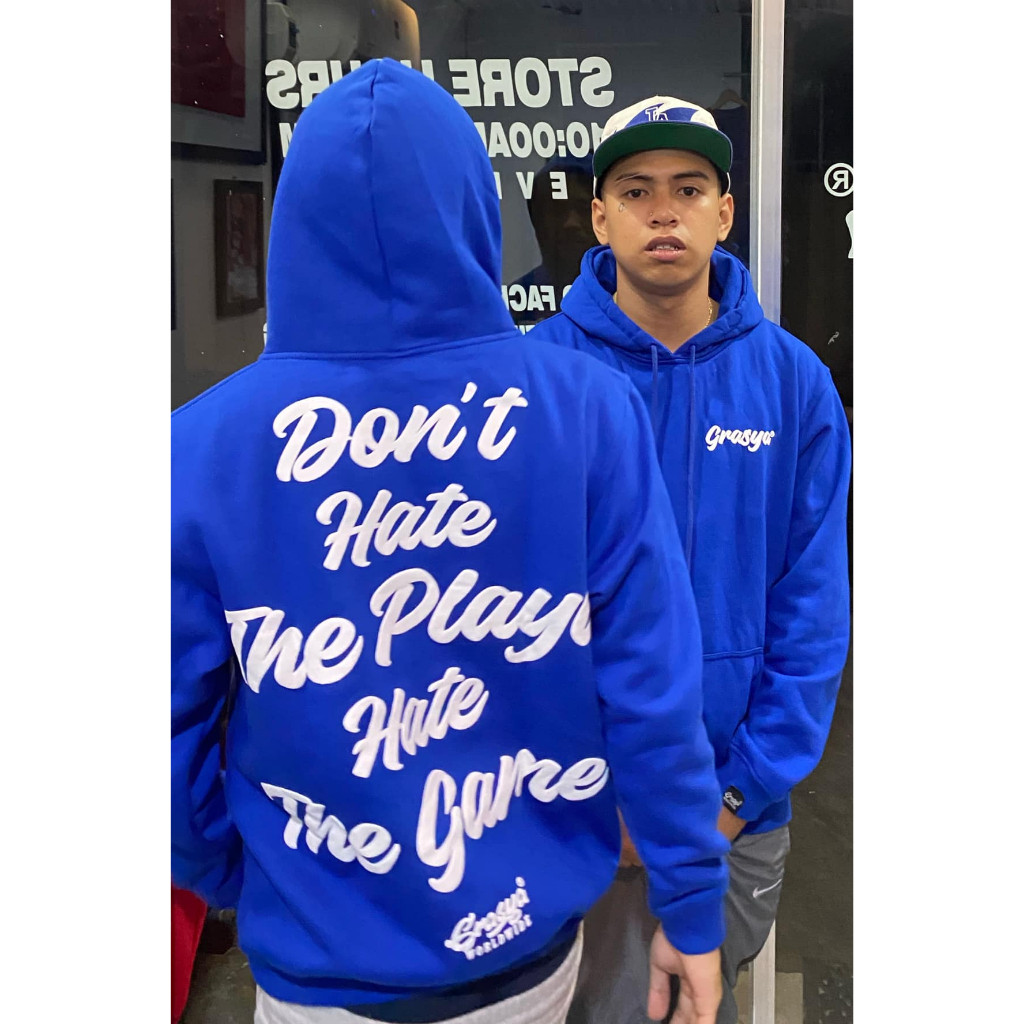 Don't Hate The Playa Hate The Game Grasya Free Size Hoodie Cotton ...