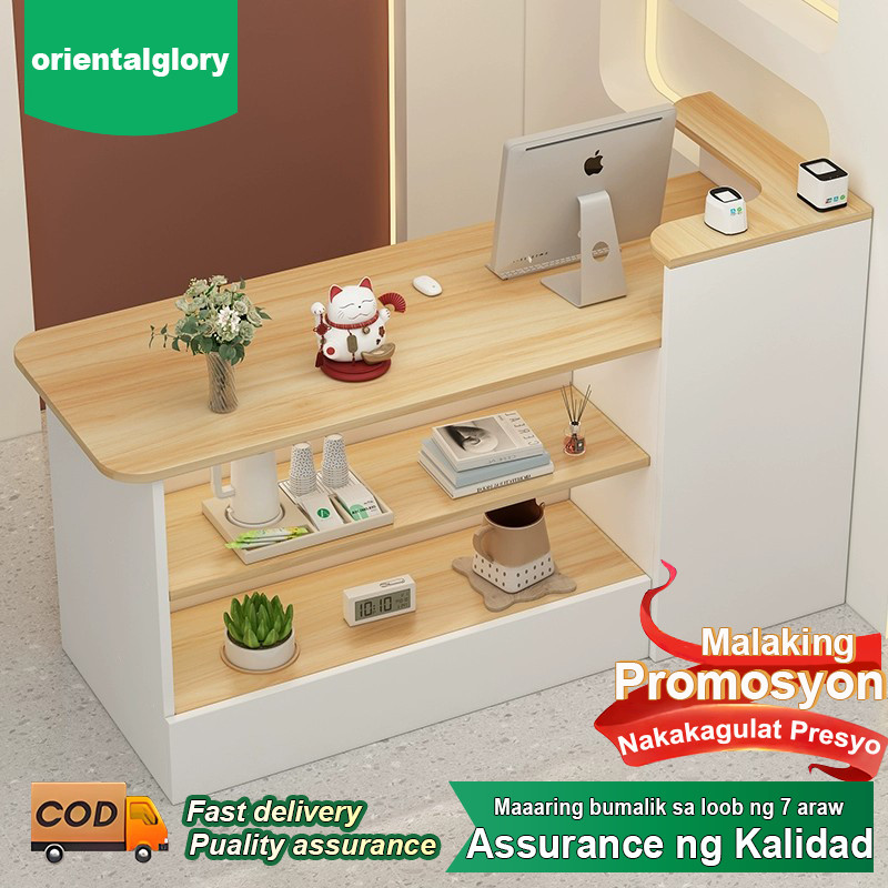 (COD)Modern cash register counter, front desk, reception desk ...