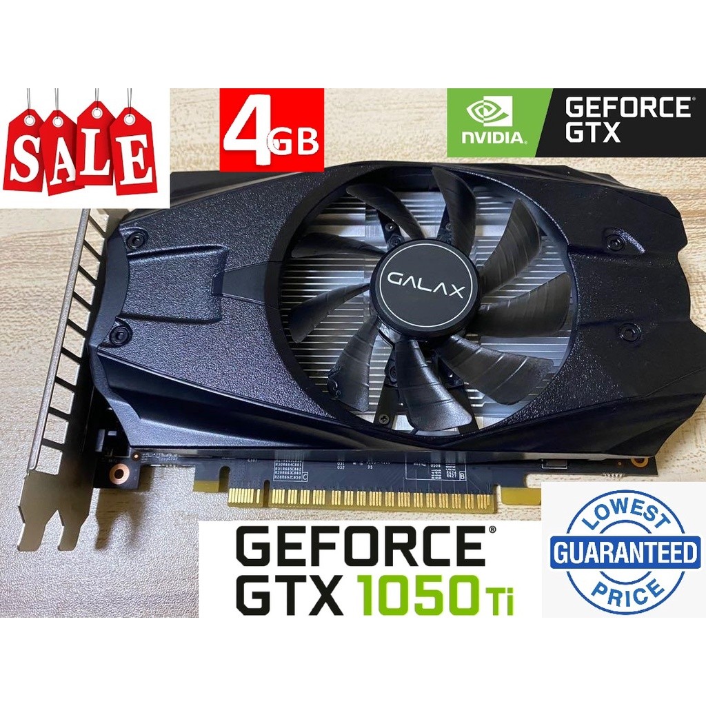 Galax OC Edition GTX 1050TI GTX1050TI 4GB GDDR5 Video Card Graphic Card ...