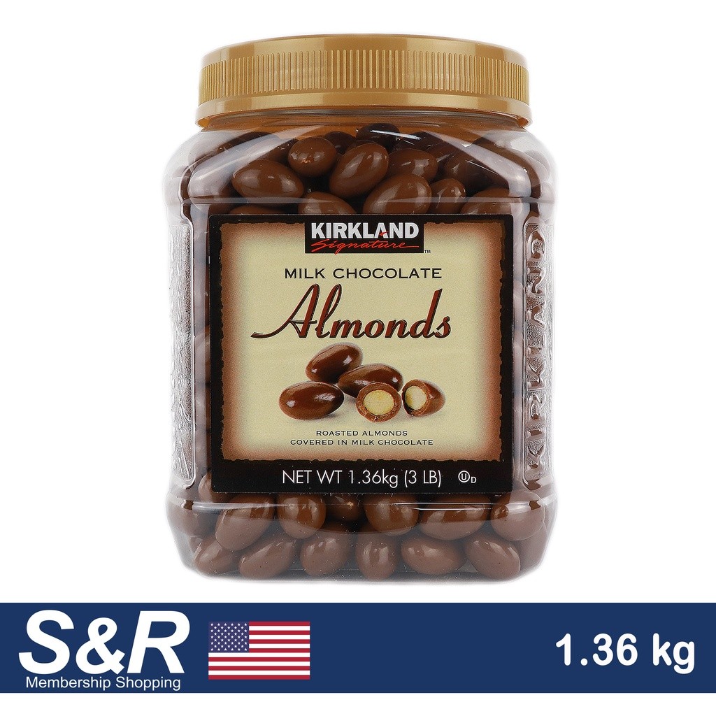 Kirkland Signature Milk Chocolate Covered Almonds 1.36kg | Shopee Philippines
