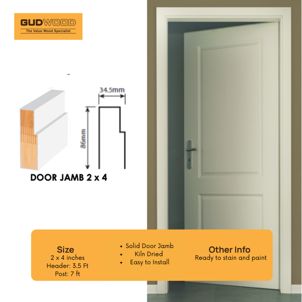 Matimco Gudwood Door Jambs Ready to Install (Hamba ng Pinto) Affordable ...