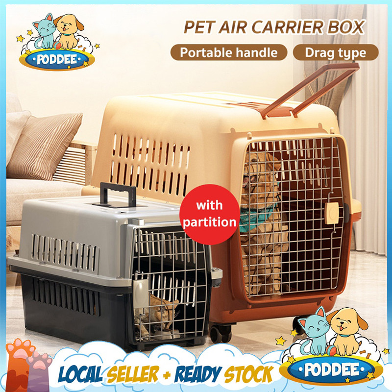 Dog Cage Carrier Large Pet Carrier Travel Cage Cat Cage Airline ...
