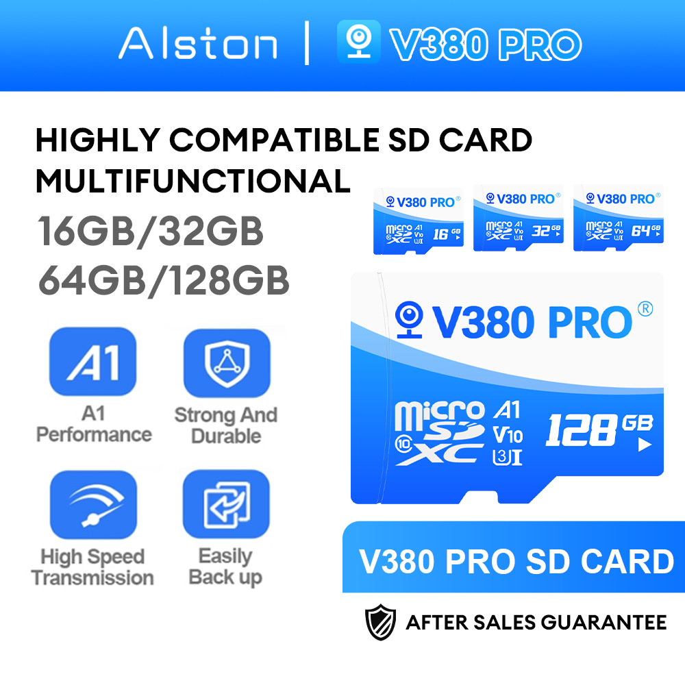 V380 PRO Micro SD Card 32GB 64GB 128GB U3 TF Card For CCTV or Camera ...