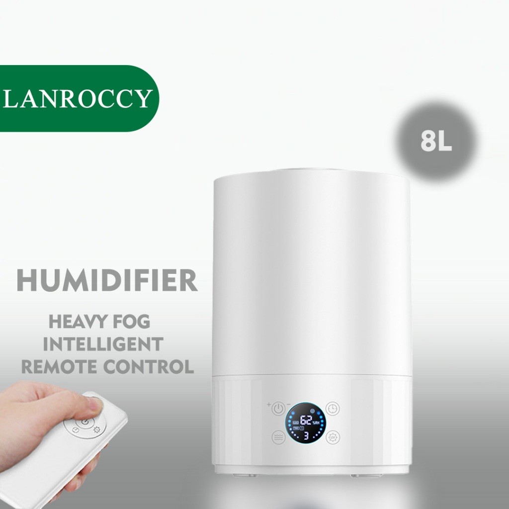 LANROCCY 8L Humidifier Air Purifier Ultrasound Humidifier For Home Big ...