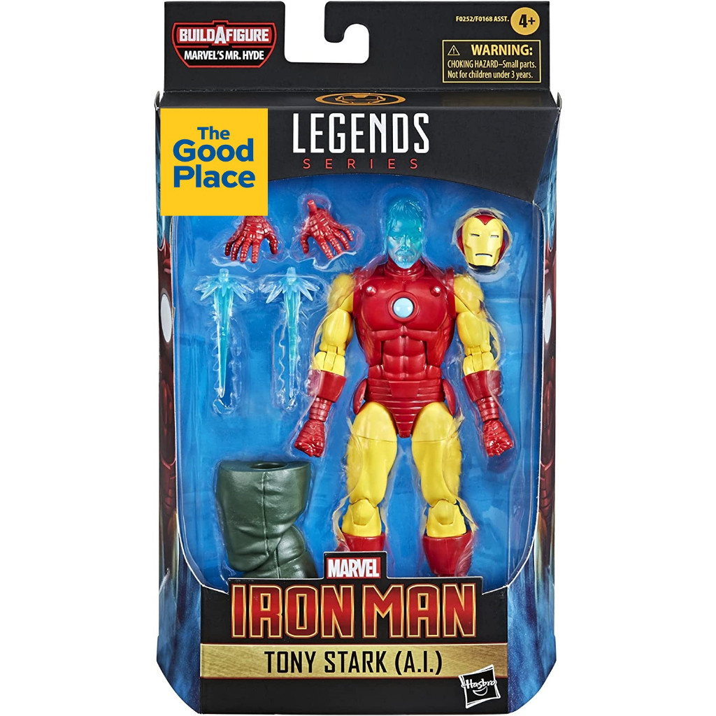 HASBRO Marvel Legends AI Tony Stark Iron Man of Mr. Hyde Wave with BAF ...