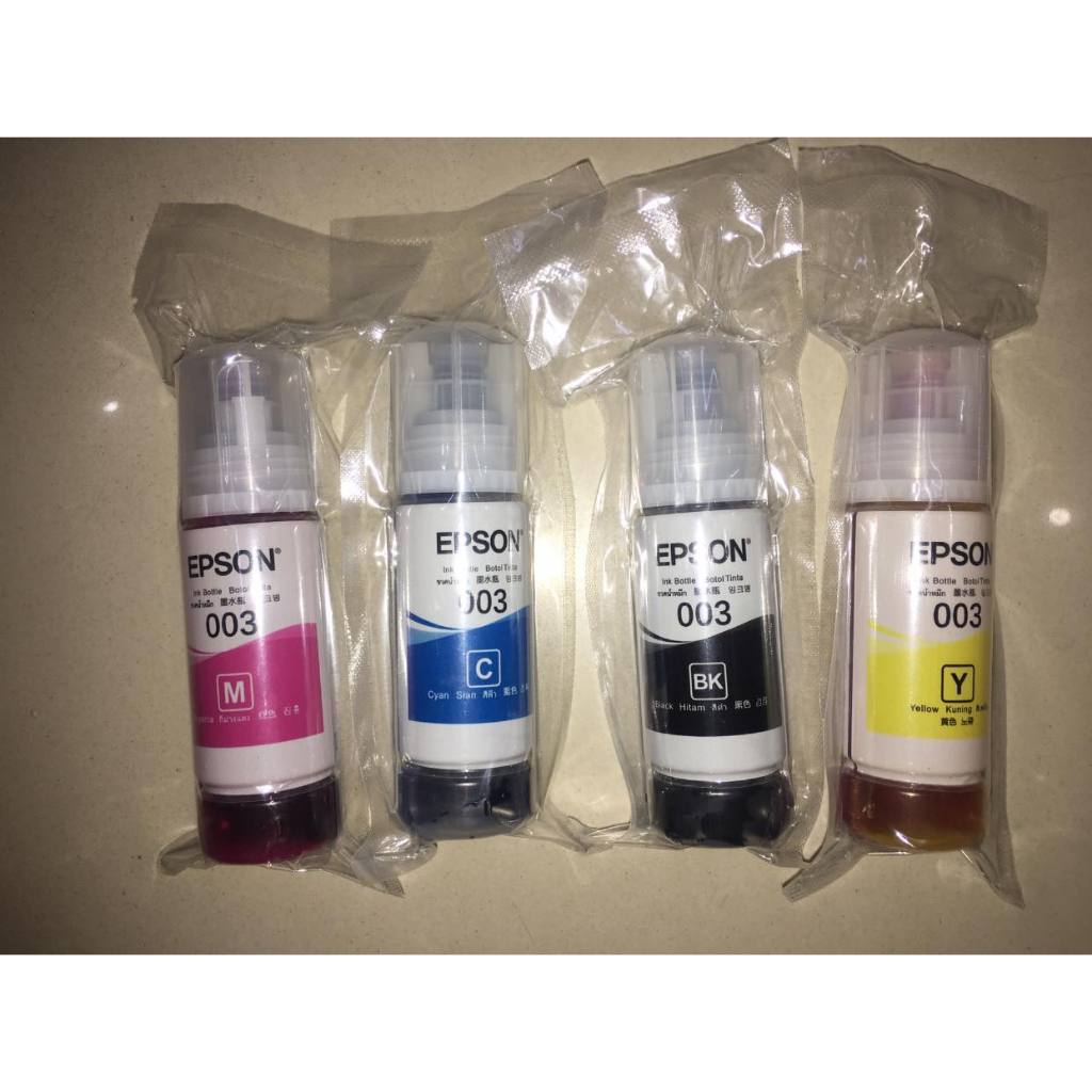 100% Original Epson 003 Ink Refill Ink 003 Bote ng Epson Inks L3210 ...