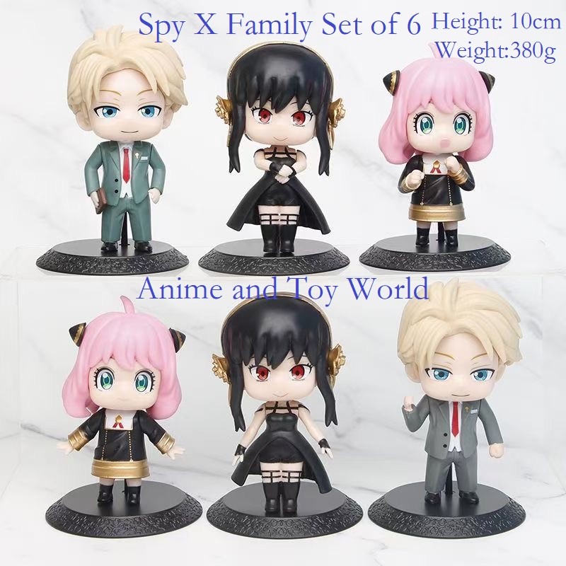 Spy X Family Anya Forger Loid Forger Yor Forge Set of 6 Anime ...