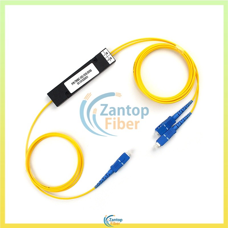 FBT Fiber Splitter 1x2 PLC Fiber Optic Splitter SC/UPC Beam Splitter 2 ...