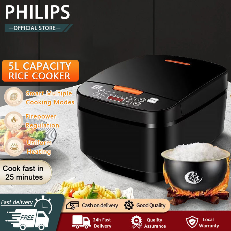 Philips Smart Rice Cooker 5 liters large capacity home rice cooker ...
