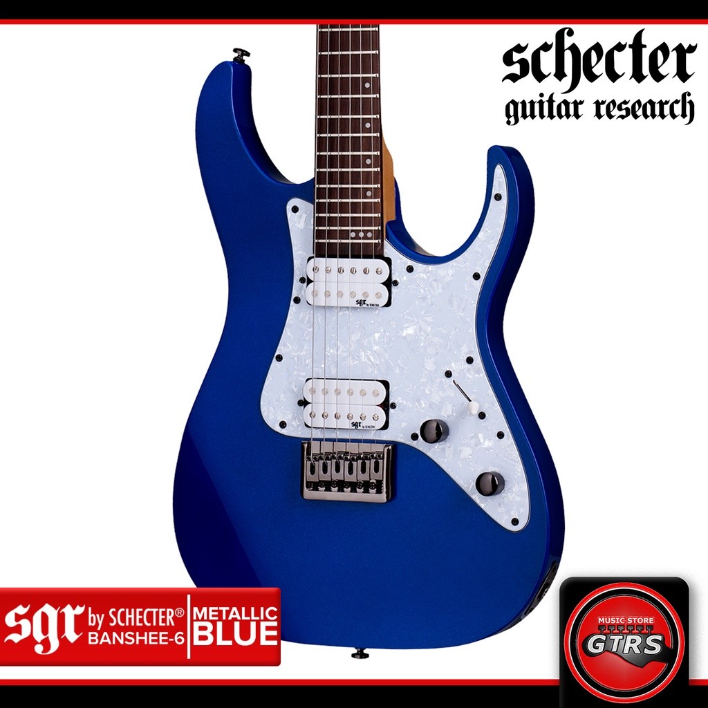 Schecter Guitars SGR Series - Banshee-6 Electric Guitar with Free ...