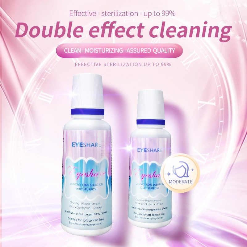 Eyeshare Contact Lens Solution 60ML with ALL IN ONE Multi-purpose 120ML ...