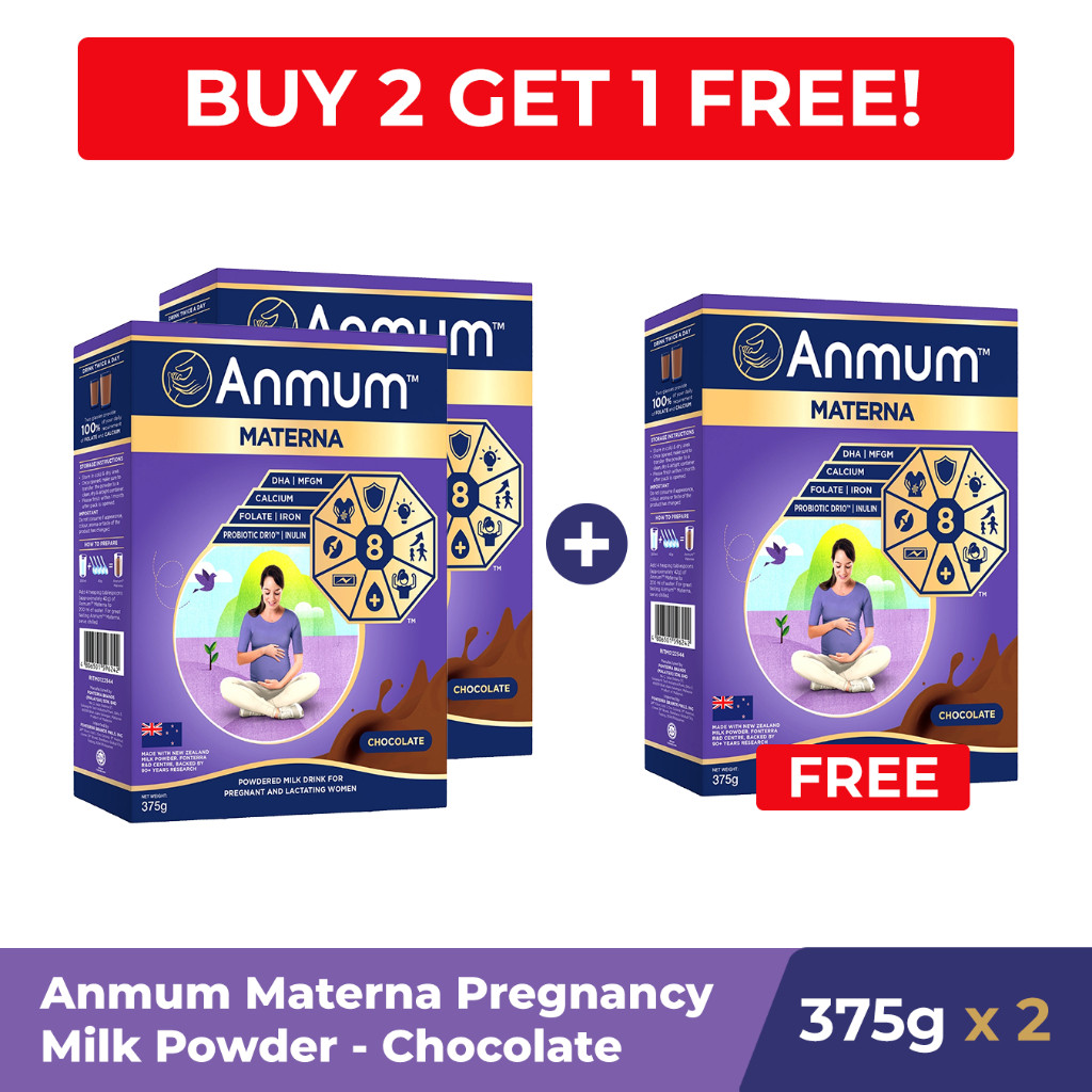 [B2G1] Anmum Materna Pregnancy Milk Powder Chocolate 375G | Shopee ...