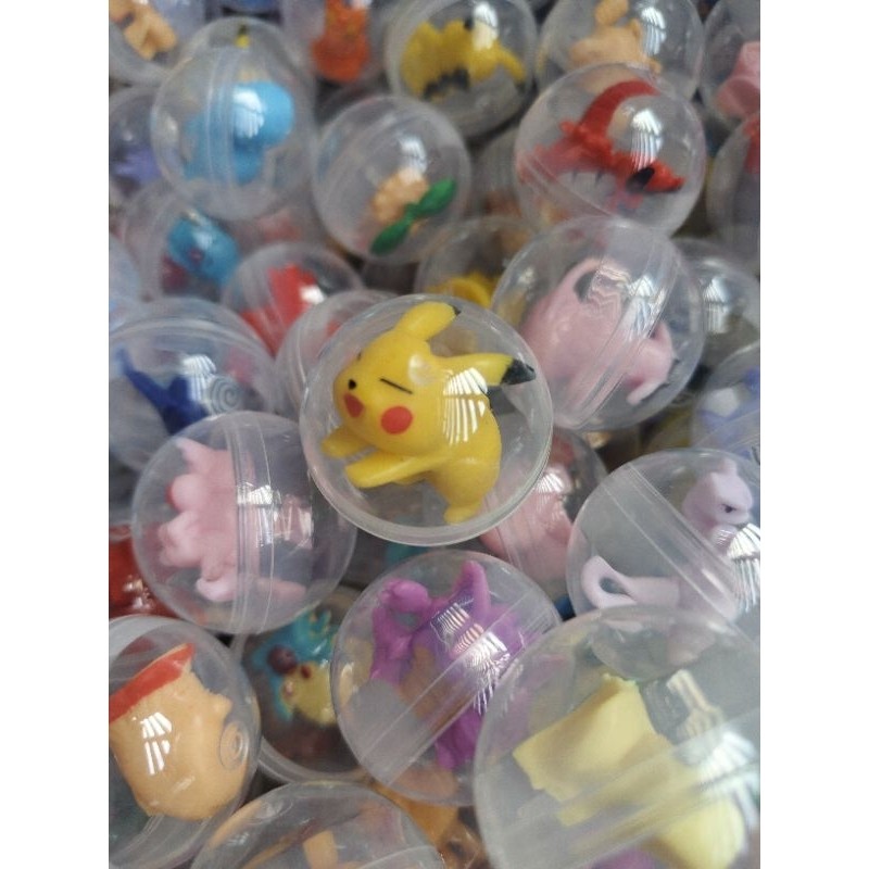 Pokemon figures in capsules 35mm | Shopee Philippines
