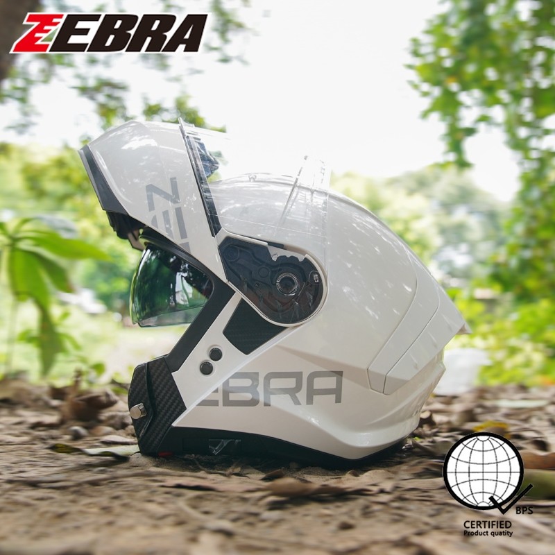 ZEBRA 925 modular helmet for motorcycle full face dual visor women ...