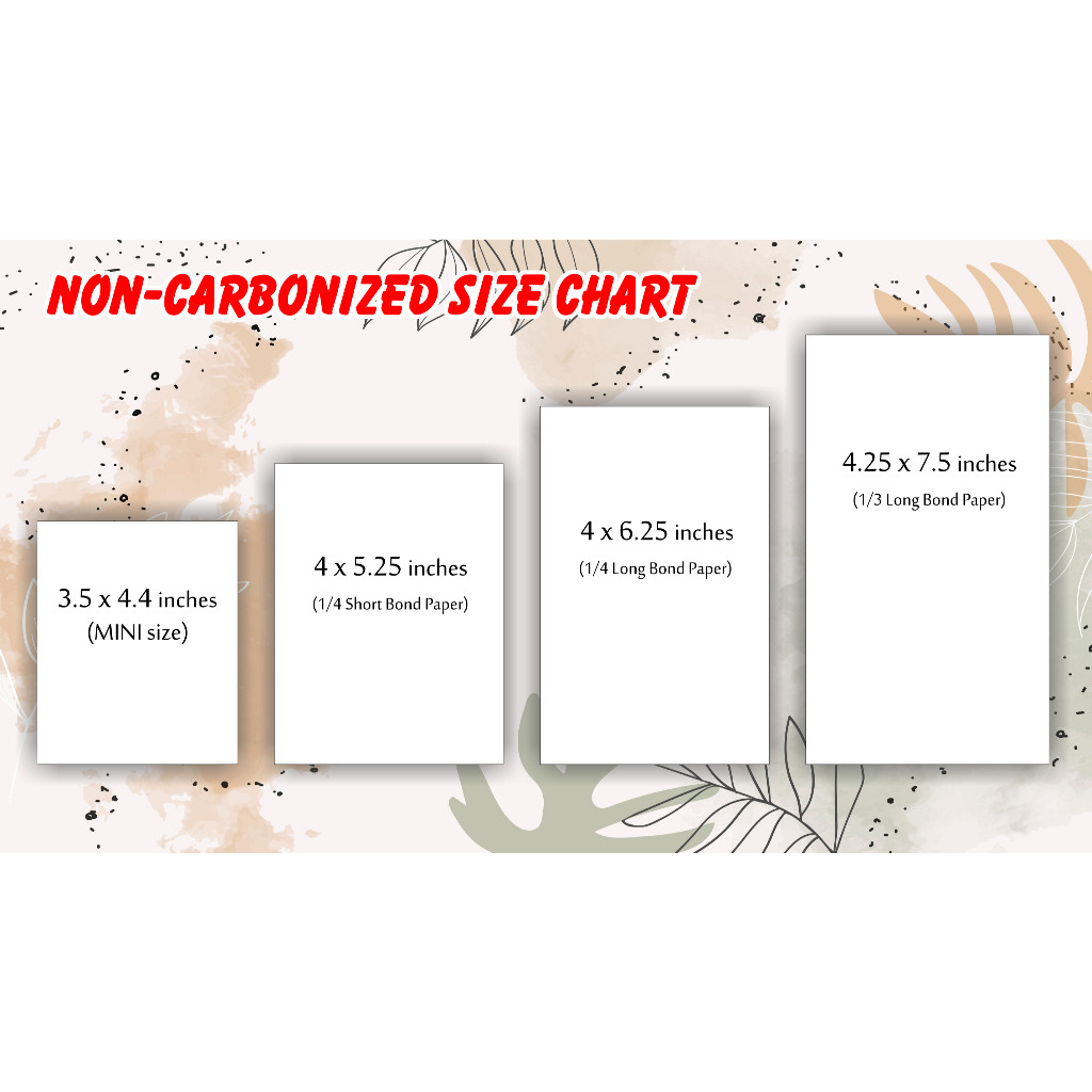 Customized Receipt (non-bir) non carbonized with SERIES # (3 booklets ...