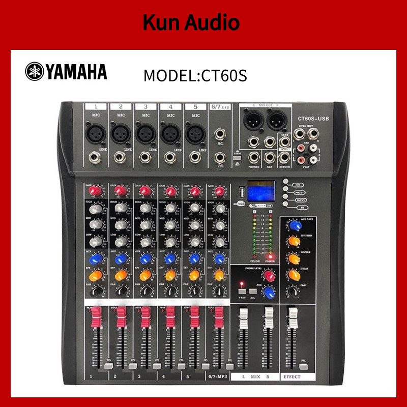 YAMAHA MIXER CT-60S USB BT 6 channel mixer | Shopee Philippines