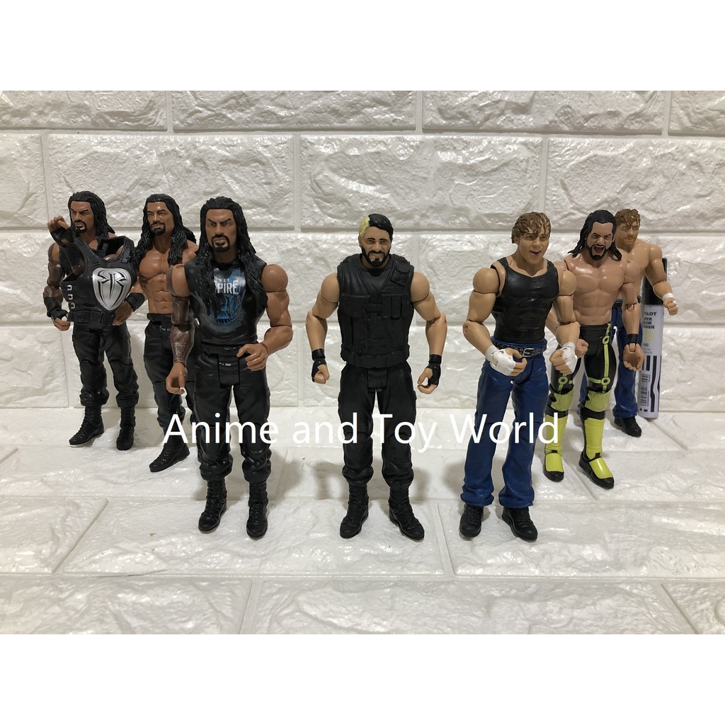 WWE The Shield Roman Reigns,Seth Rollins,Dean Ambrose,Uso Brother Jey ...