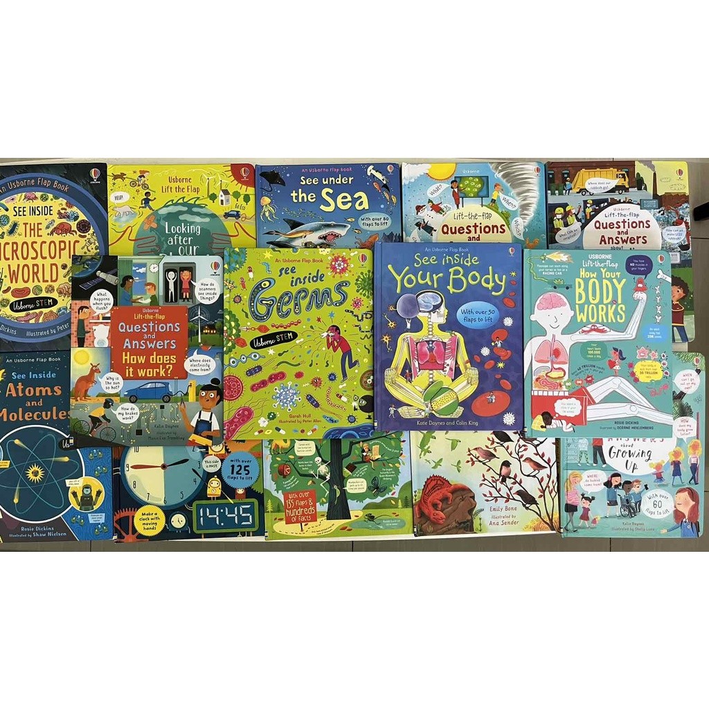 Usborne Lift the Flap / See Inside / Look inside books Science ...