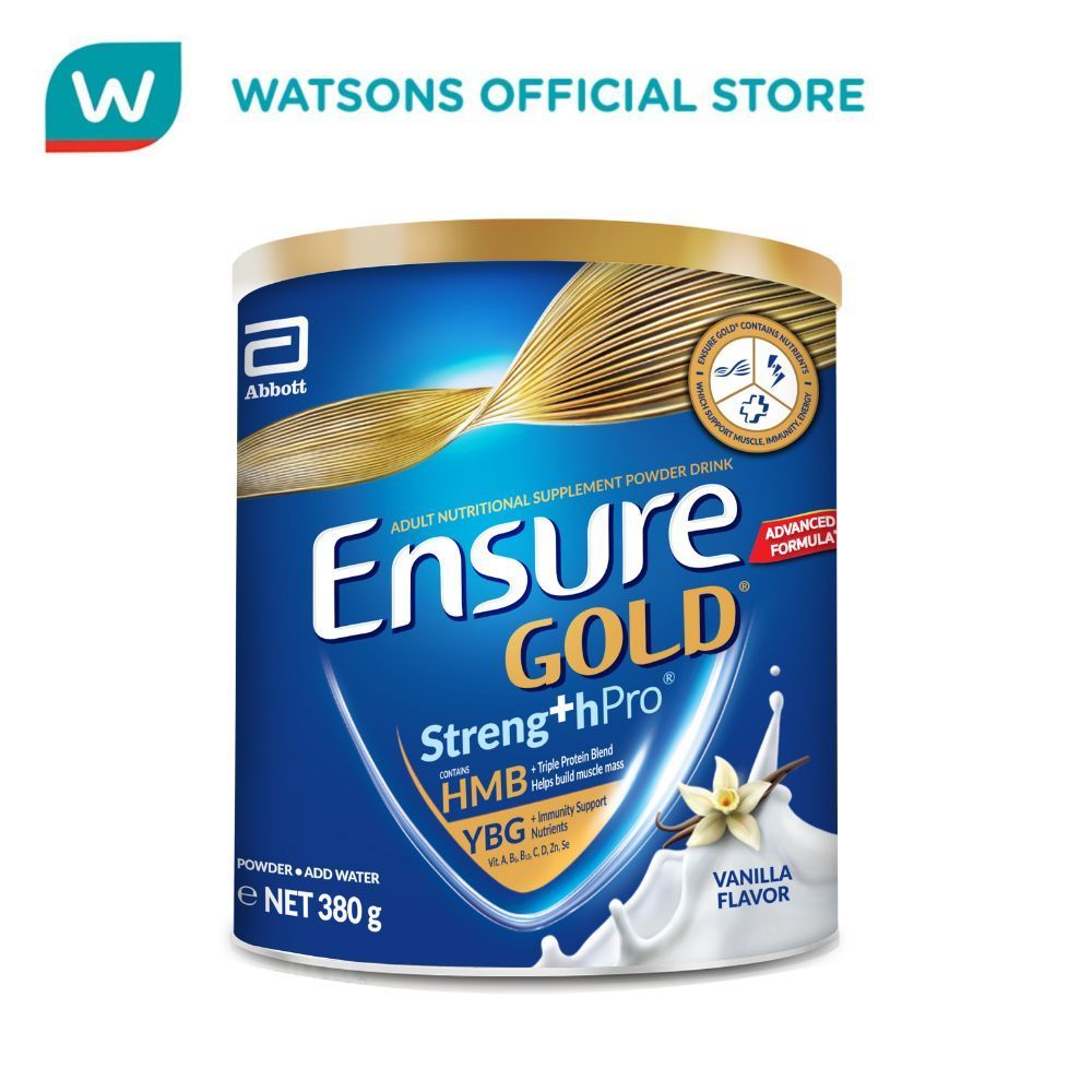 ENSURE Ensure Gold Vanilla 380g Powdered Milk - Adult Supplement ...