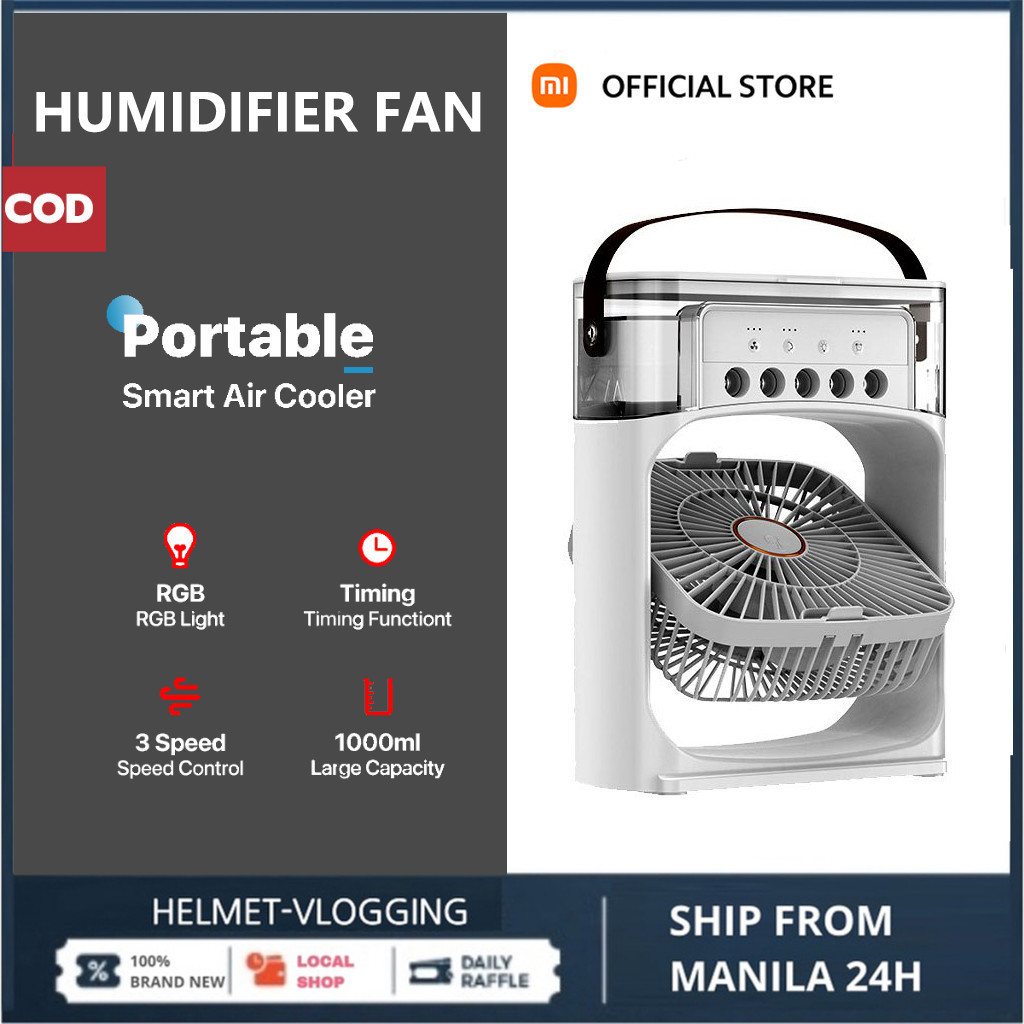 xiaomi electric fan Air Conditioner Small fan mini 4 in 1 USB Mini ...