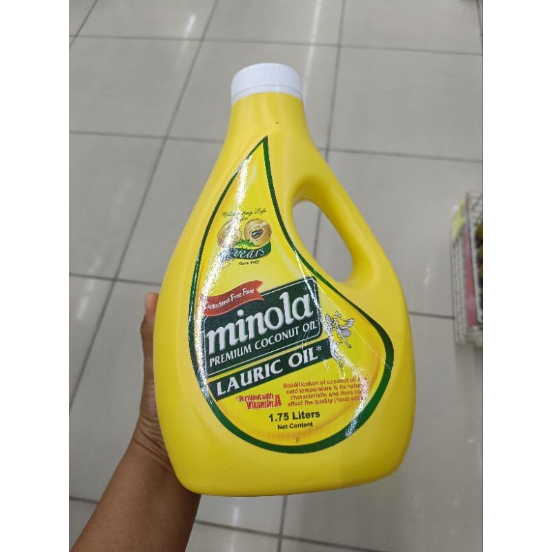 Minola Premium Coconut Oil Lauric Oil 1.75L | Shopee Philippines