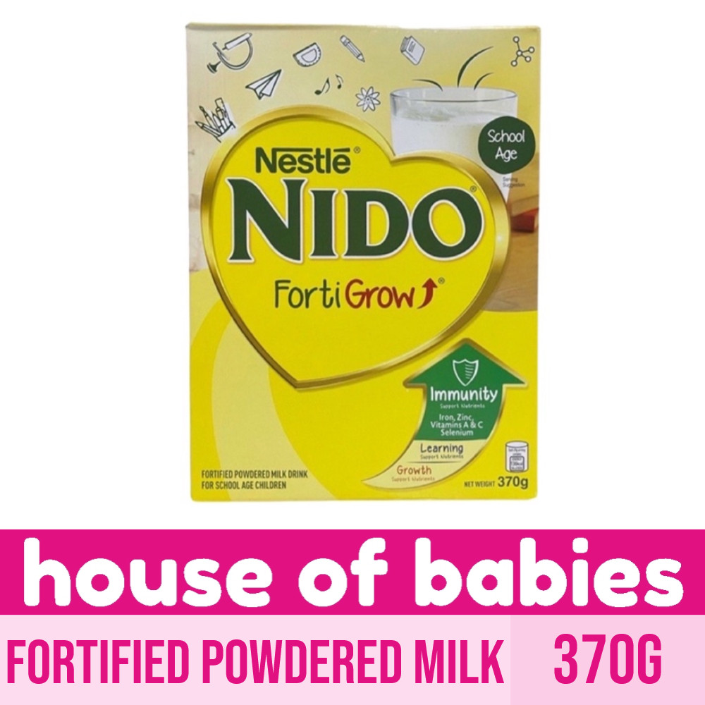 NIDO FORTIGROW 370g Fortified Powdered Milk Drink | Shopee Philippines