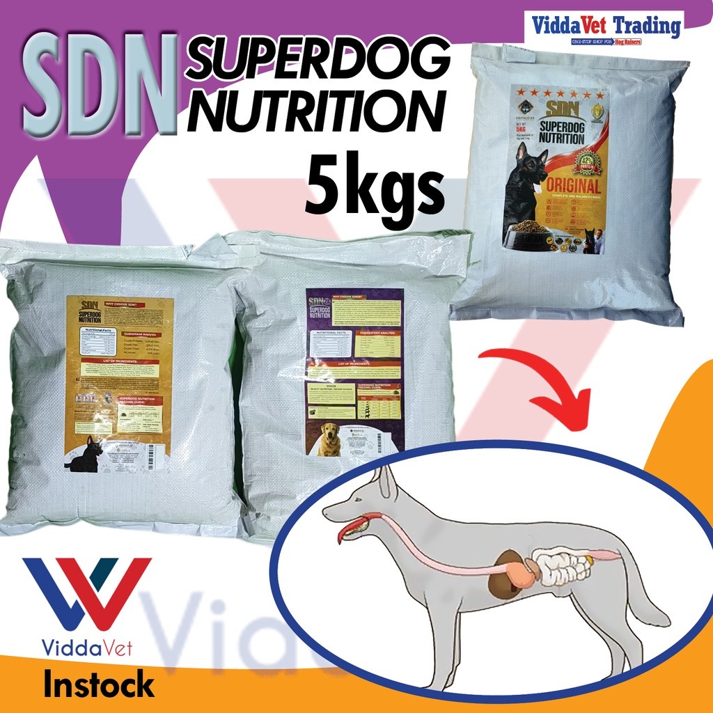 SDN Nutrition 5 kgs 42% Original dog food and 28% Super Premium Dog ...