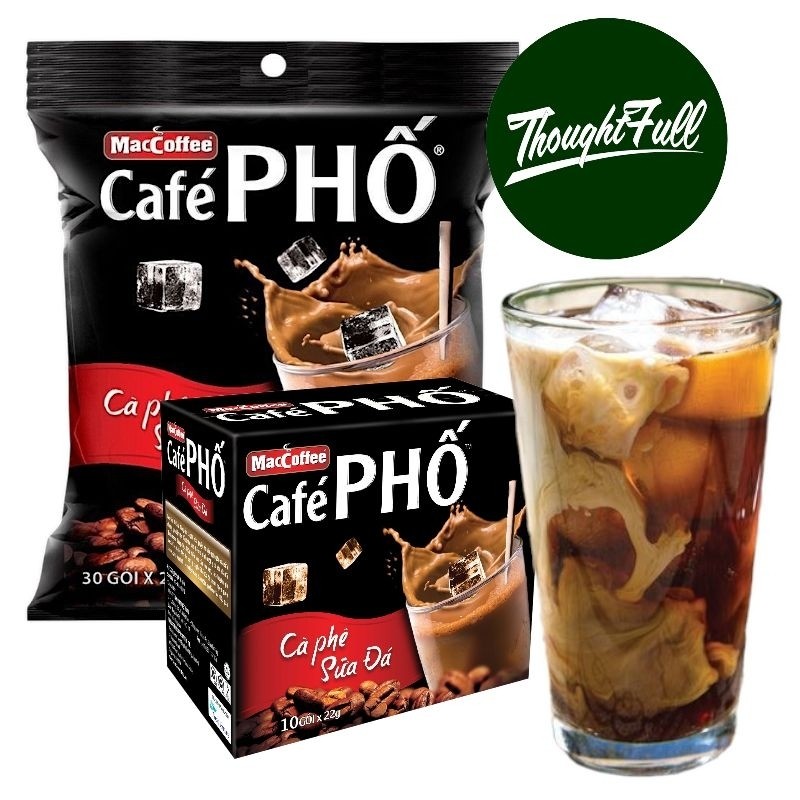 MacCoffee Cafe Pho Ca Phe Sua Da (10 and 30 Sachet Pack) | Shopee ...