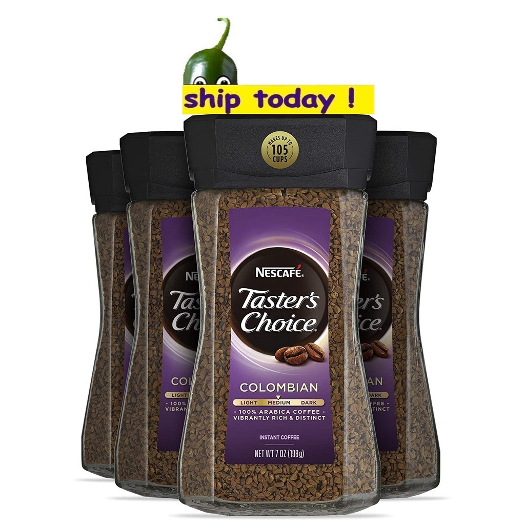 Nescafe Taster's Choice 100% Colombian Medium Roast Instant Coffee 198 ...
