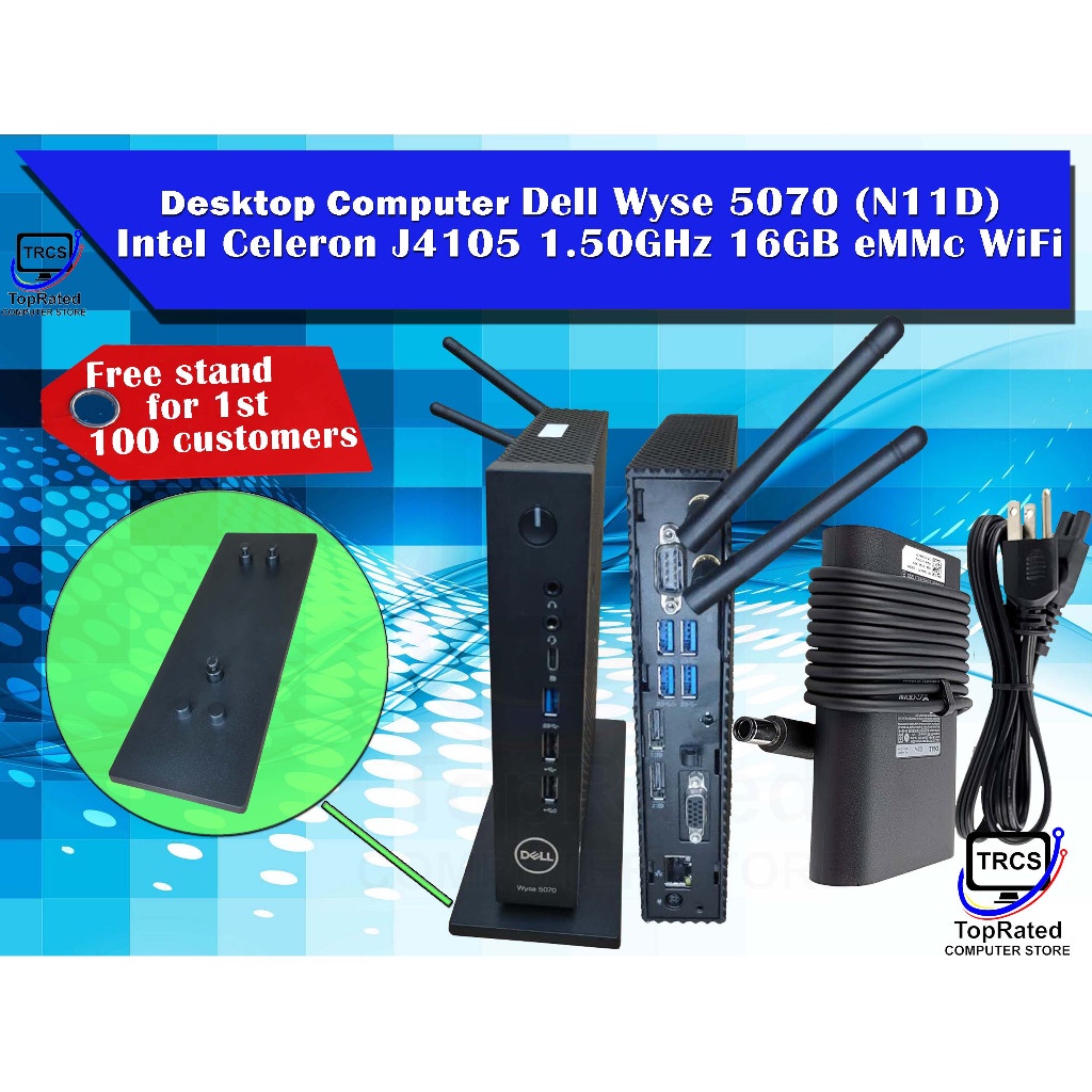 Desktop Computer Dell Wyse 5070 Intel Celeron J4105 1.50GHz upto 16g ...