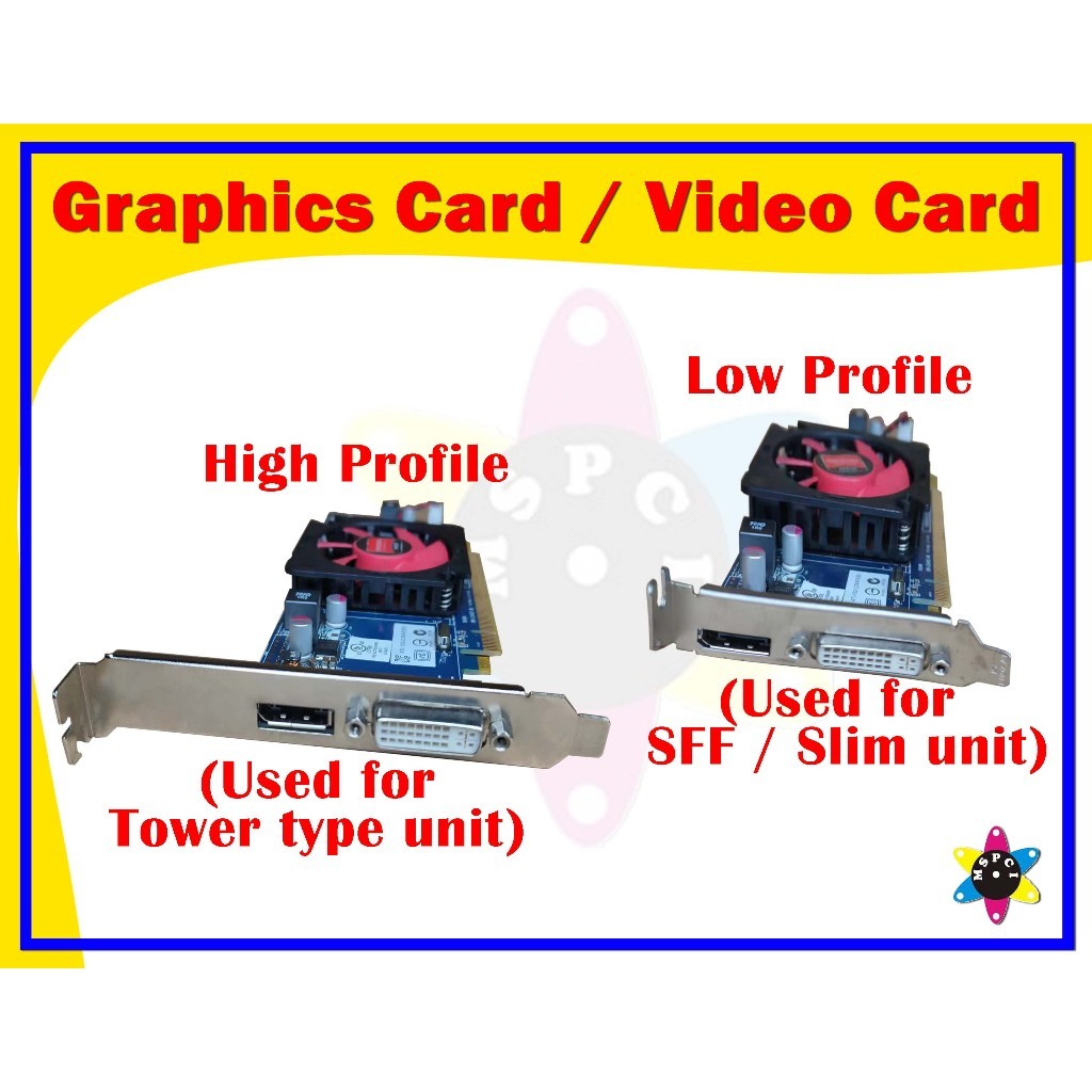 AMD Radeon HD 7000 Series or R5 240 1GB DDR3 64bit PCIE Graphics Card ...