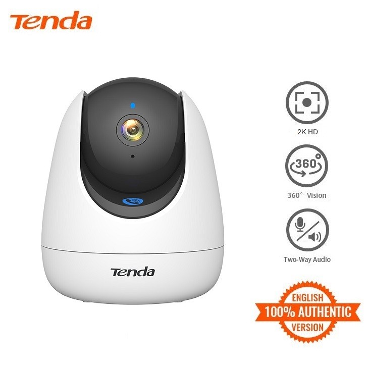 Tenda CP3 PRO 2K HD Smart WiFi Security Camera, Wifi 6, Two-Way Audio ...