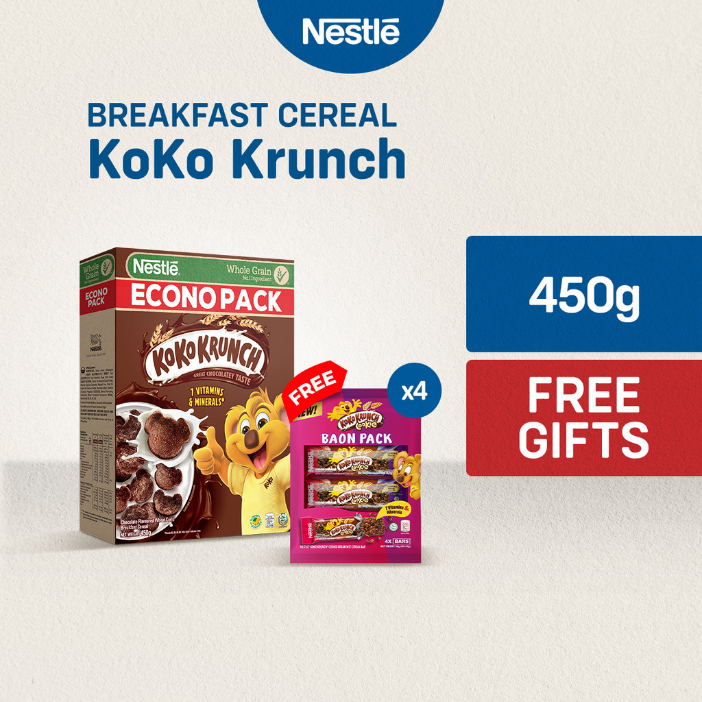 [FREE GIFTS] KoKo Krunch Breakfast Cereal 450g with FREE KoKo Krunch ...