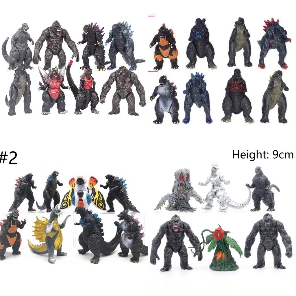 Godzilla Earth, Shin King Kong Set Of 6/8 Collectible Action Figure ...