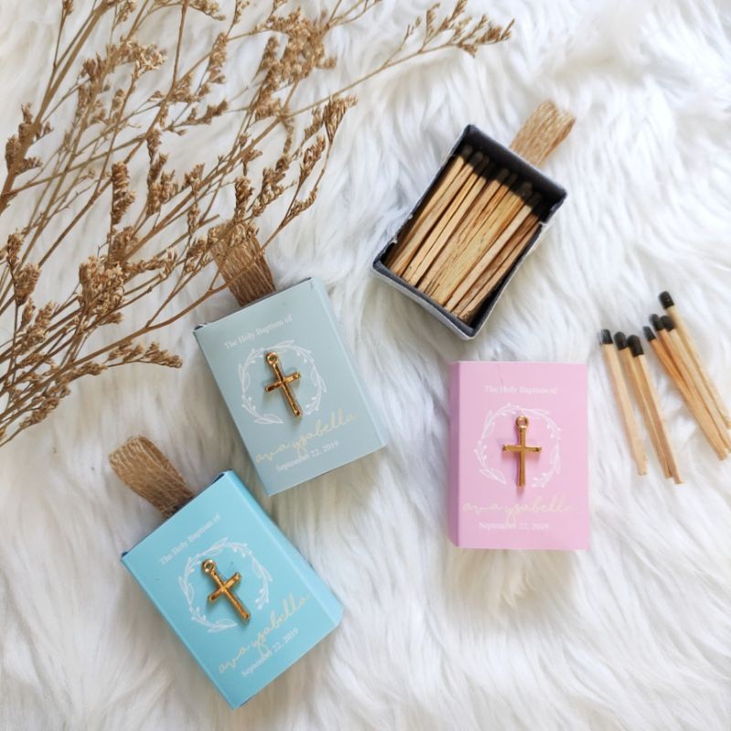 Baptismal / Christening matchsticks/ posporo | Shopee Philippines