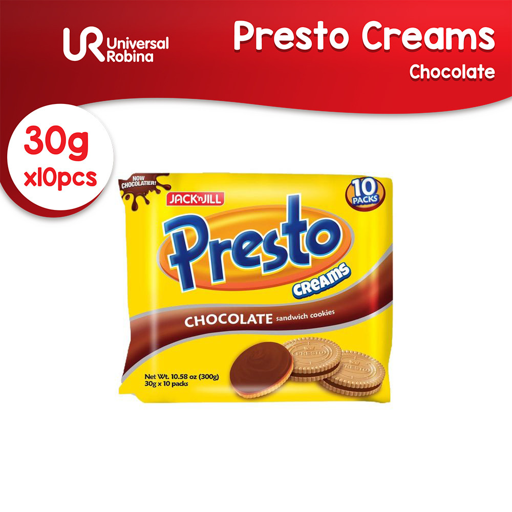 PRESTO CREAMS CHOCOLATE (10 x 30g) | Shopee Philippines
