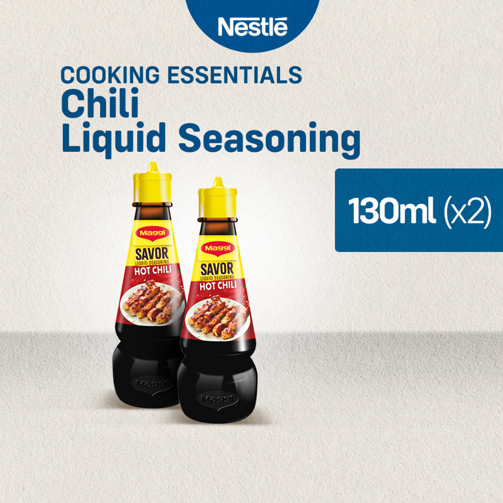 Maggi Savor Liquid Seasoning Chili 130ml - Pack of 2 | Shopee Philippines