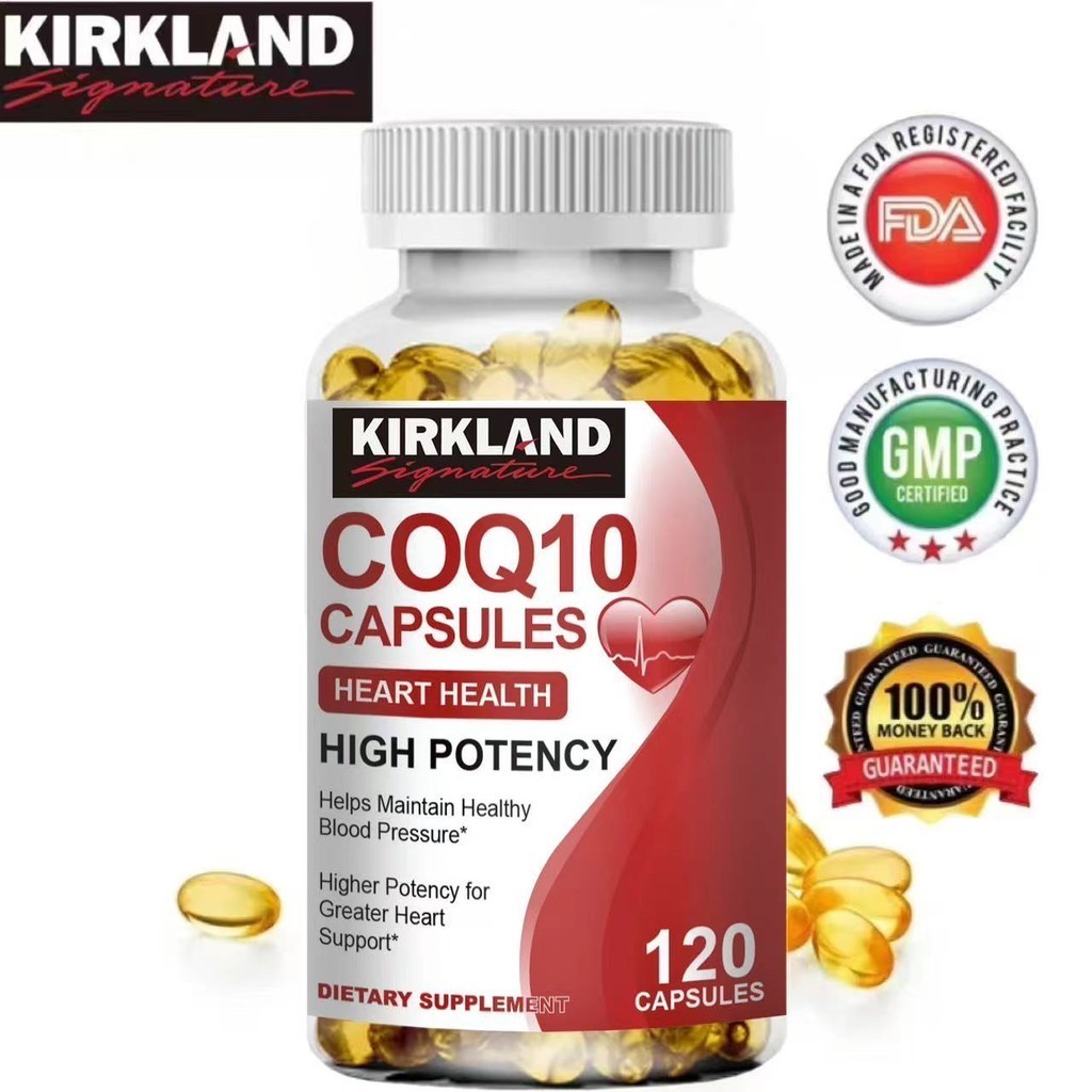 KIRKLAND Coenzyme Q10 300mg Capsules COQ10 Supports Heart & Blood ...