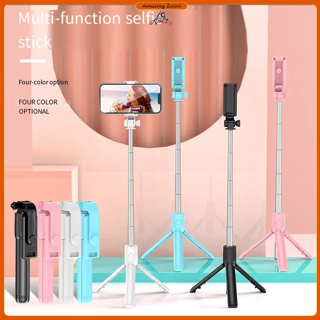 3 in 1 Extendable and Portable Monopod Tripod Stand Detachable Wireless ...