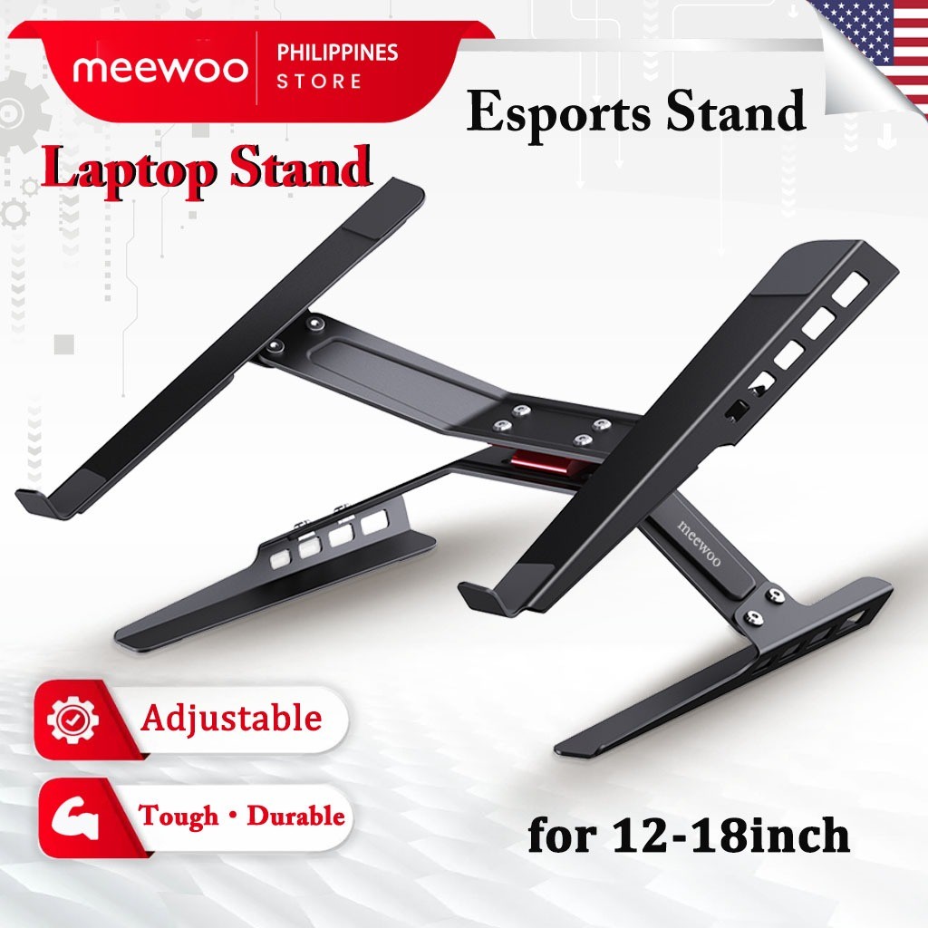 Meewoo Laptop Stand Ergonomic Design Aluminum Alloy Laptop Holder ...