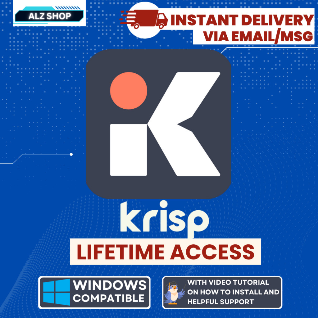 Krisp Lifetime Noise Cancellation App for Windows | Shopee Philippines