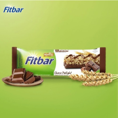 FITBAR CHOCO DELIGHT CEREAL BAR WITH CHOCOLATE | Shopee Philippines