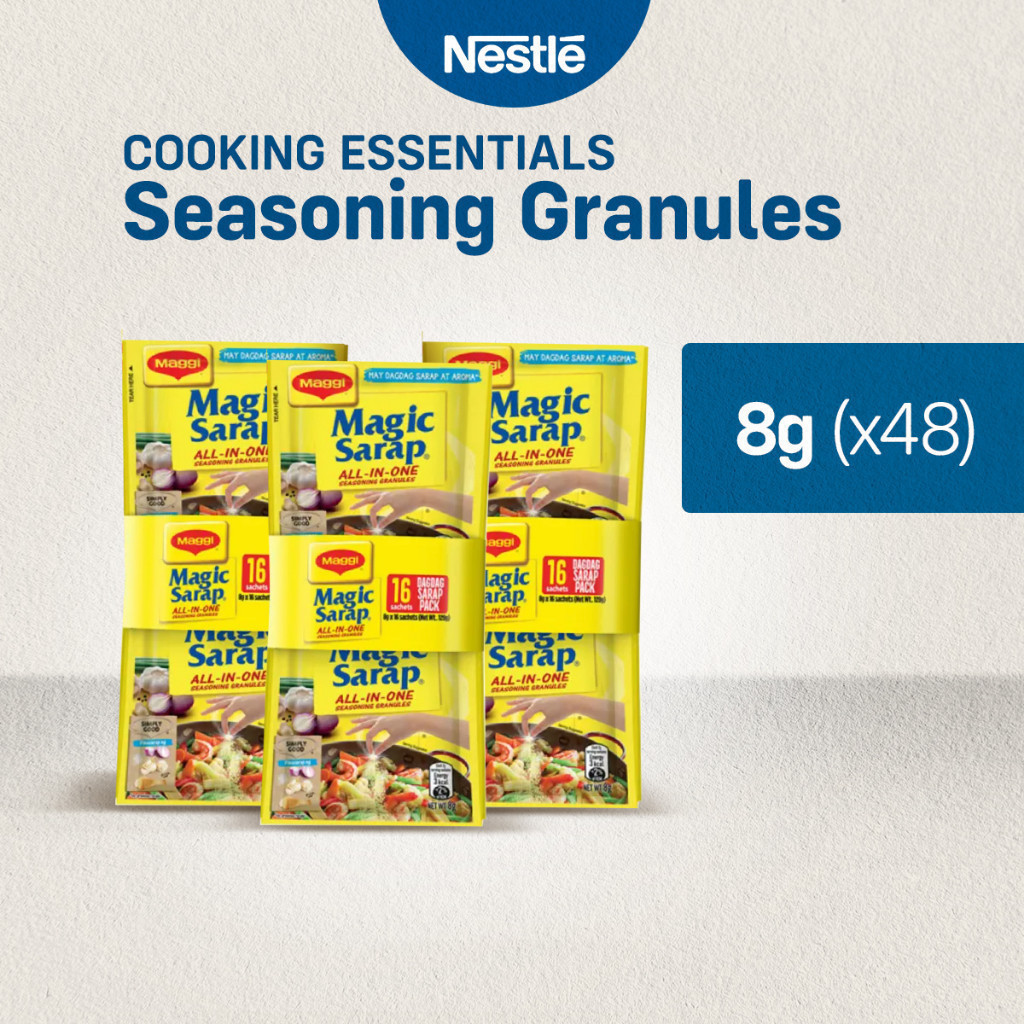 Maggi Magic Sarap All-In-One Seasoning Granules 8g - Pack of 48 | Shopee Philippines